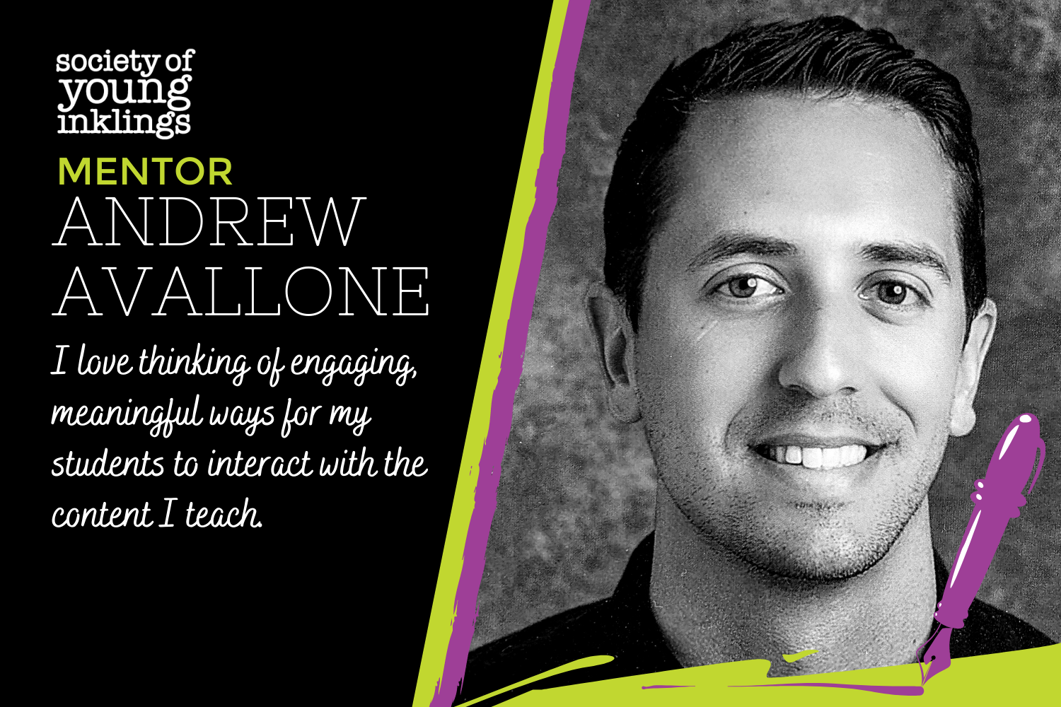 Meet the Mentor: Andrew Avallone » Society of Young Inklings
